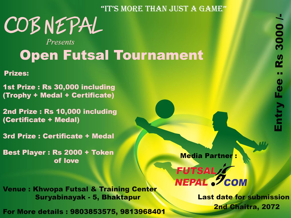 Open Futsal Tournament - events in Nepal