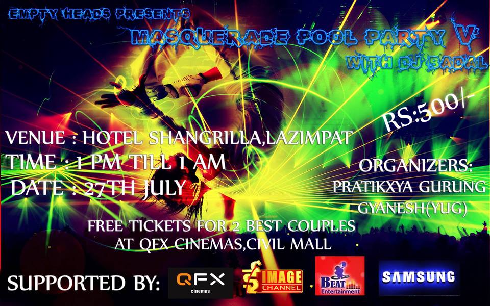 GRAND MASQUERADE POOL PARTY - events in Nepal