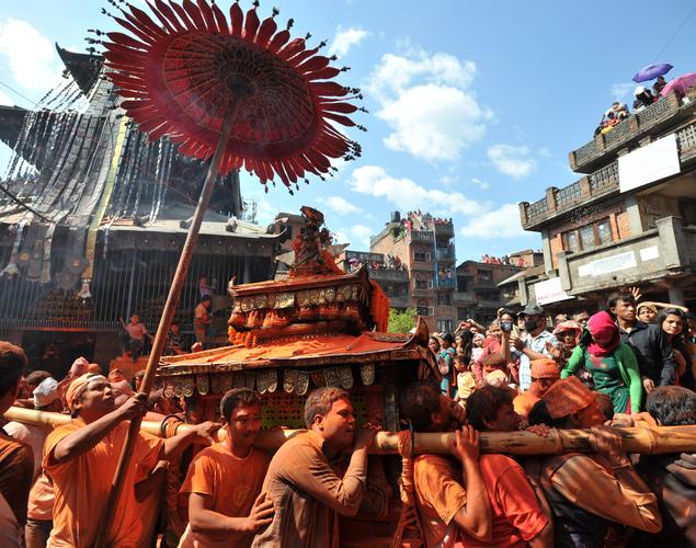 Madhyapur Thimi - Bisket Jatra - events in Nepal